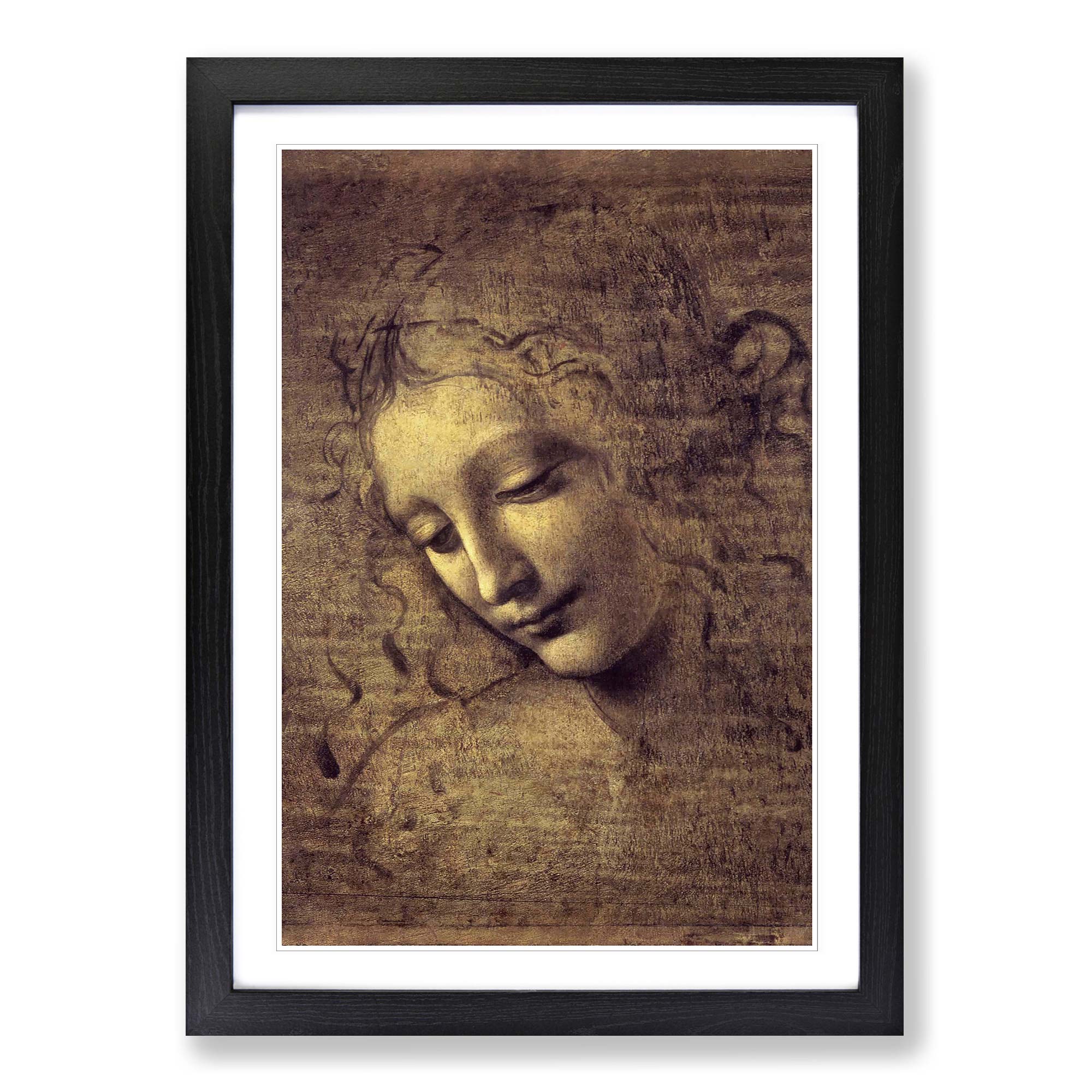 Leonardo Da Vinci La Scapigliata Wall Art Print Framed Canvas Picture Poster | eBay